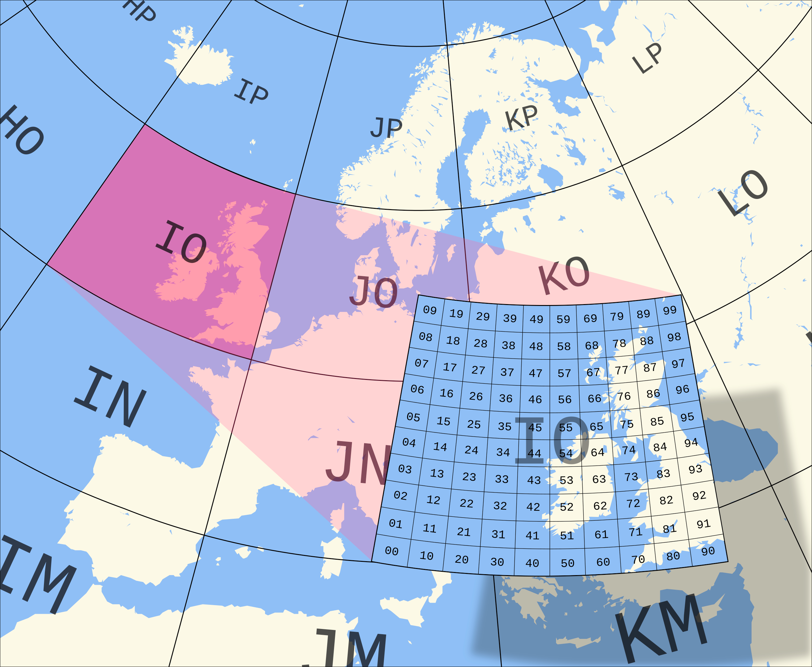 QTH locator – Sekcja Łączności Radiowej Pobudki